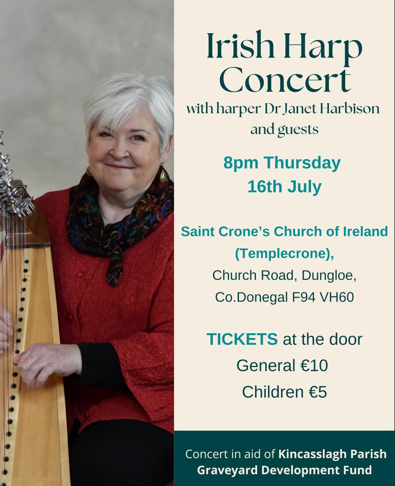 Irish Harp Concert with harper Dr Janet Harbison and guests | Festivals ...